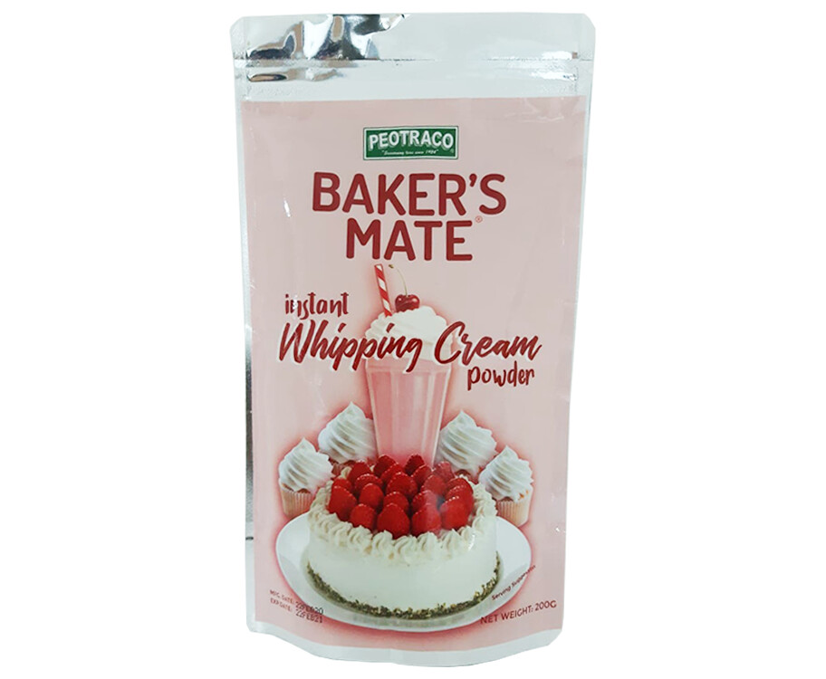 Peotraco Baker's Mate Instant Whipping Cream Powder 200g