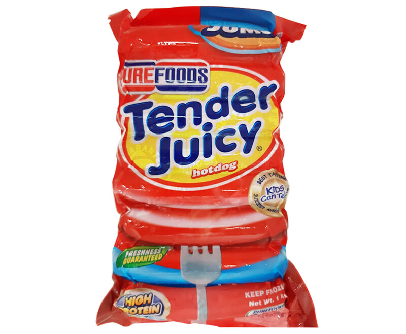 Purefoods Tender Juicy Jumbo Hotdog 1kg