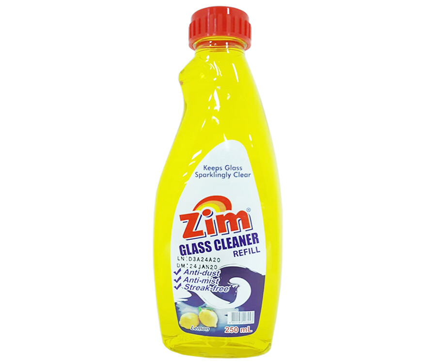 Zim Glass Cleaner Lemon Refill 250mL