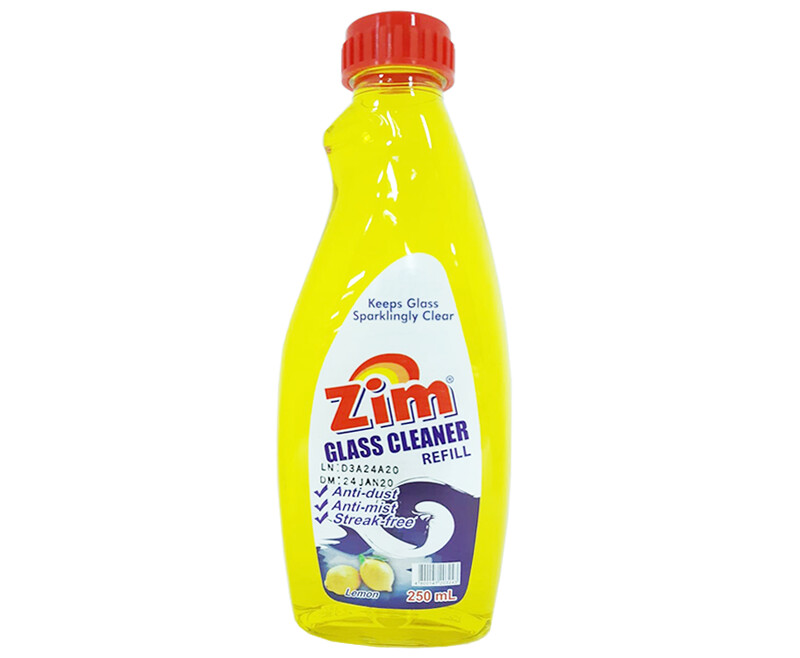 Zim Glass Cleaner Lemon Refill 250mL