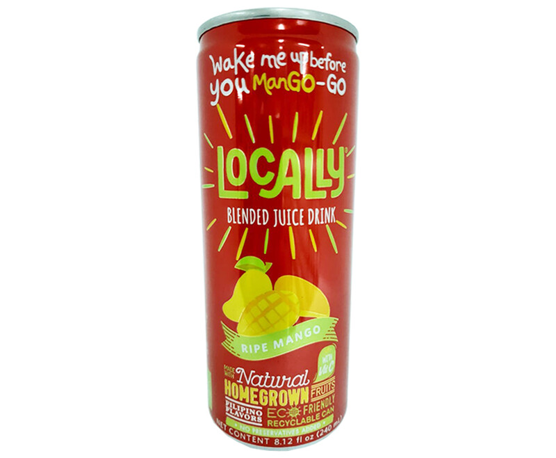 Locally Blended Juice Drink Ripe Mango 240mL