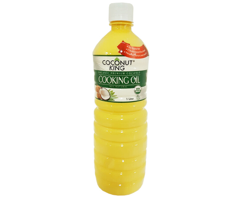Coconut King All Natural Organic Premium Coconut Cooking Oil 1L