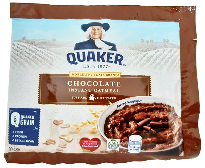 Quaker Chocolate Instant Oatmeal 33g