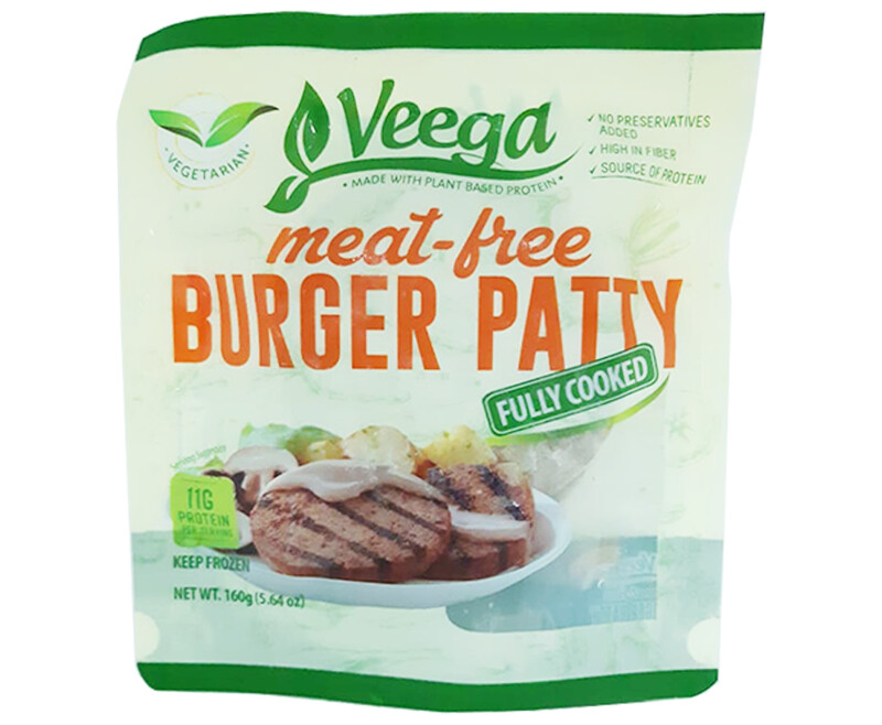 Veega Meat-Free Burger Patty Fully Cooked 160g