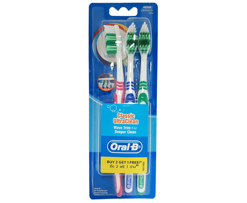 Oral-B Classic UltraClean Toothbrush (2+1 Packs) Oral-B Classic UltraClean Toothbrush (2+1 Packs)