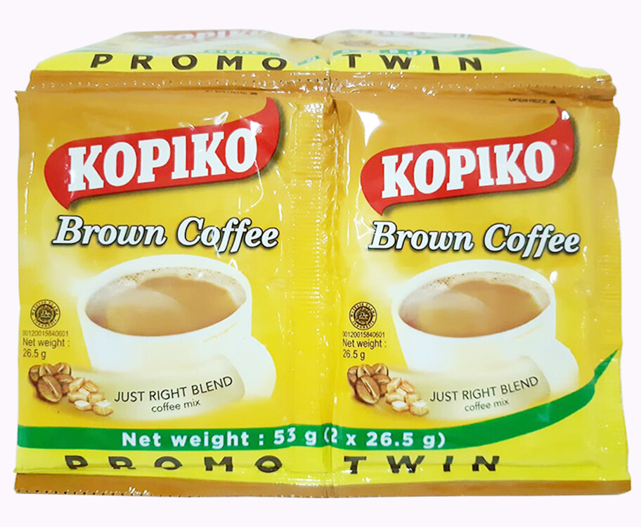 Kopiko Brown Coffee Mix Promo Twin Pack (2 Packs x 26.5g)