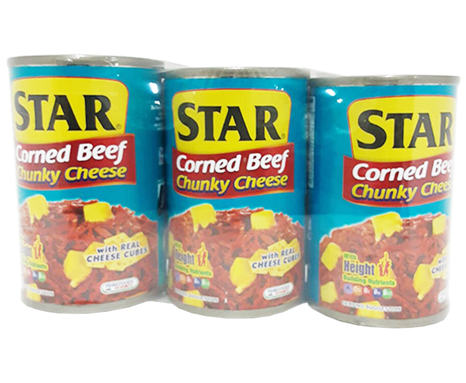 Purefoods Star Corned Beef Chunky Cheese with Real Cheese Cubes Saver's ...