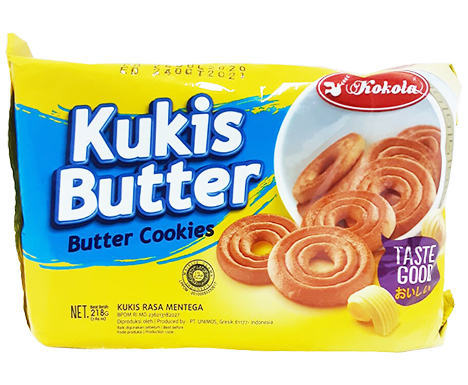 Kokola Kukis Butter Cookies 218g