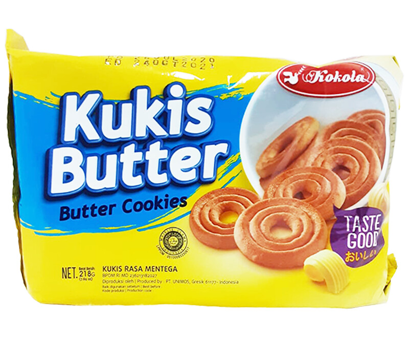 Kokola Kukis Butter Cookies 218g