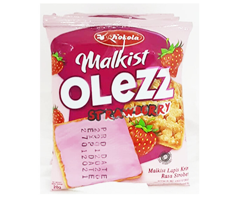 Kokola Malkist Olezz Strawberry (10 Packs x 20g)