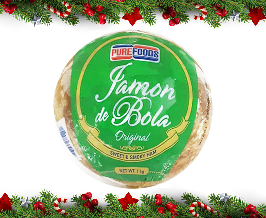 Pure Foods Fiesta Ham Jamon de Bola Original Sweet & Smoky Ham 1kg