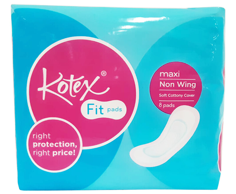 Kotex Fit Pads Maxi Non Wing 8 Pads