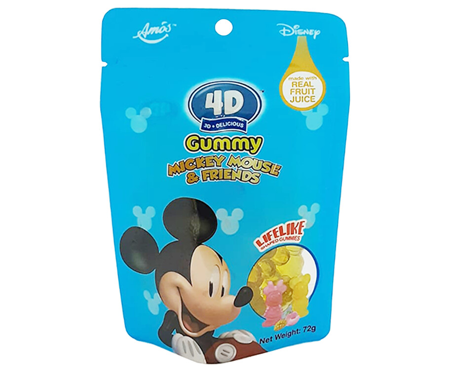 4D Gummy Mickey Mouse & Friends 72g
