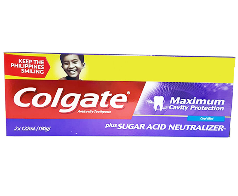 Colgate Anticavity Toothpaste Maximum Cavity Protection Cool Mint Plus ...