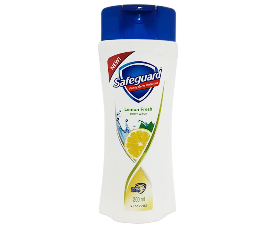 Safeguard Family Germ Protection Lemon Fresh Body Wash 200mL