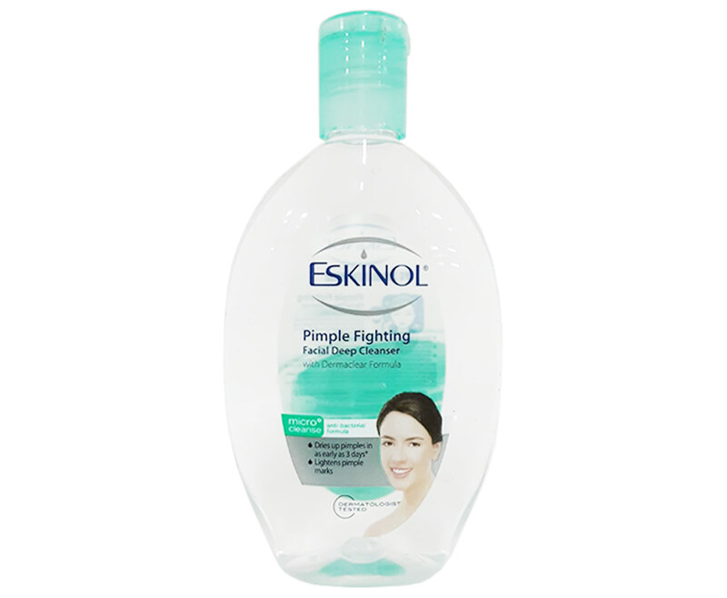 Eskinol Pimple Fighting Facial Deep Cleanser With Dermaclear Formula 225mL