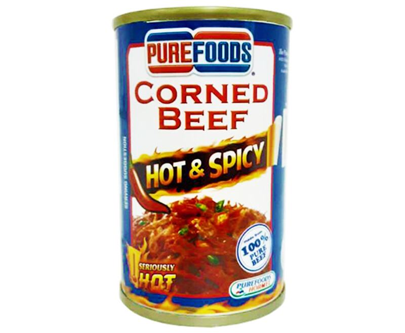 Pure Foods Corned Beef Hot & Spicy 150g