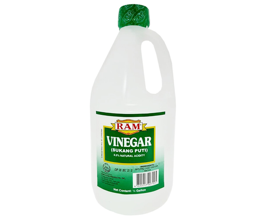 RAM Vinegar (Sukang Puti) 1/2 Gallon