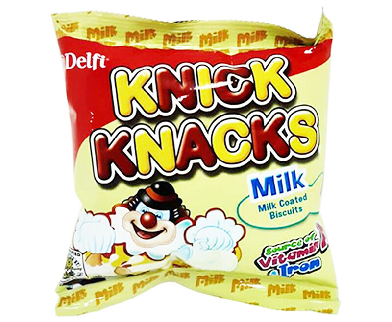 Delfi Knick Knacks Milk Coated Biscuits 21g