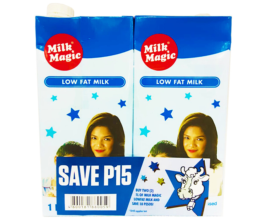 Milk Magic Low Fat Milk (2 Packs x 1L)