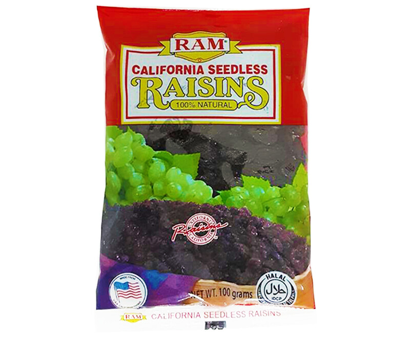 RAM California Seedless Raisins 100g