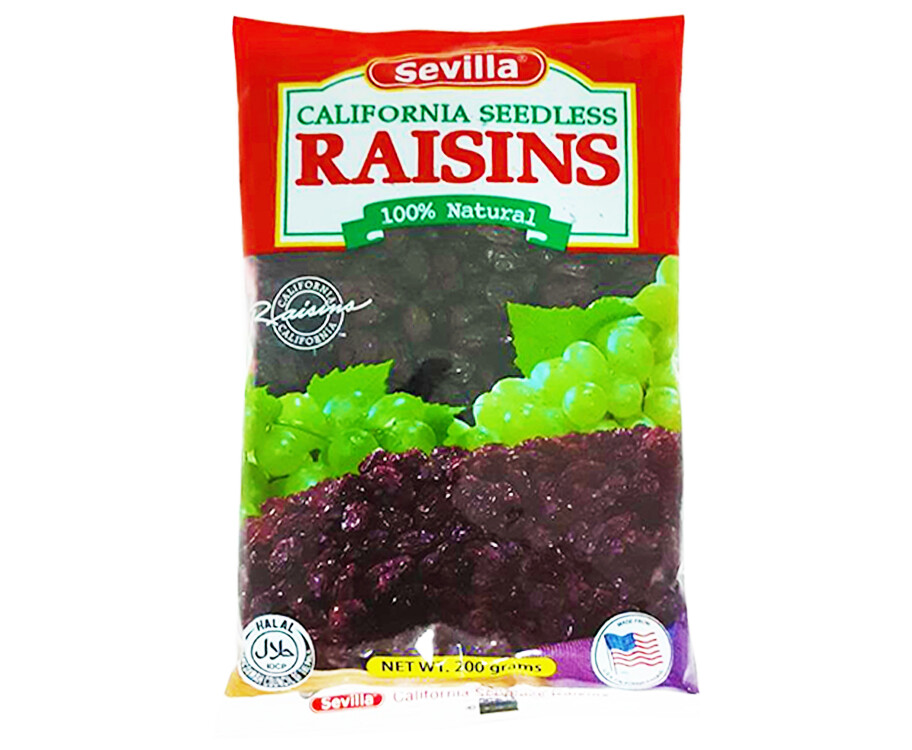 Sevilla California Seedless Raisins 200g