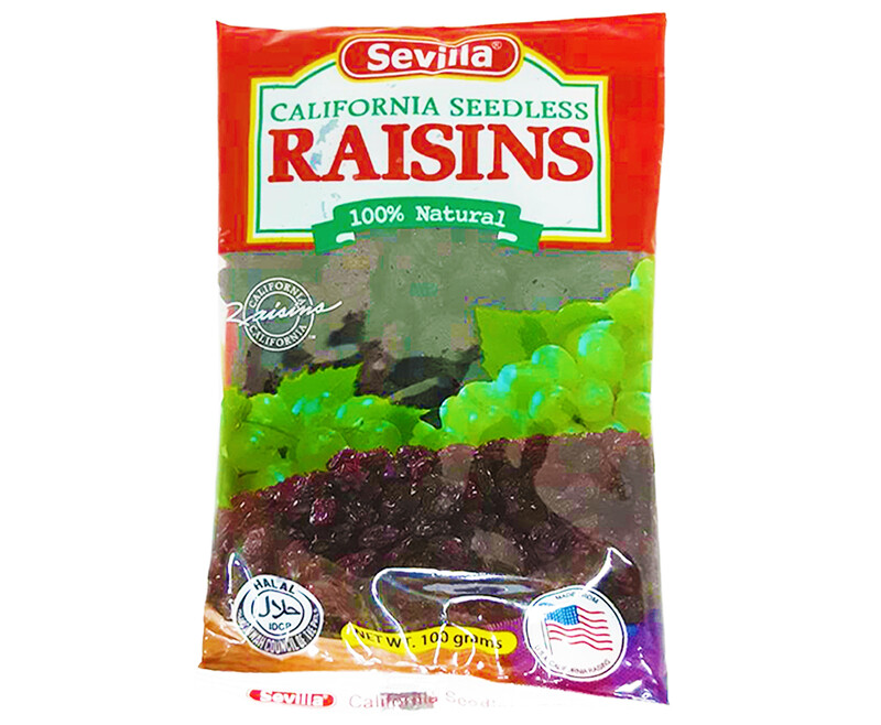 Sevilla California Seedless Raisins 100g