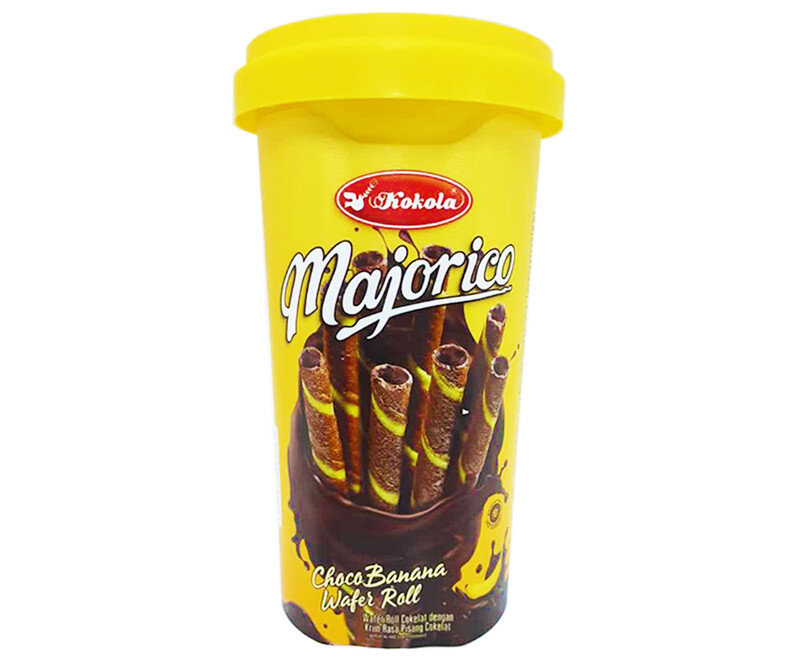 Kokola Majorico Choco Banana Wafer Roll 250g
