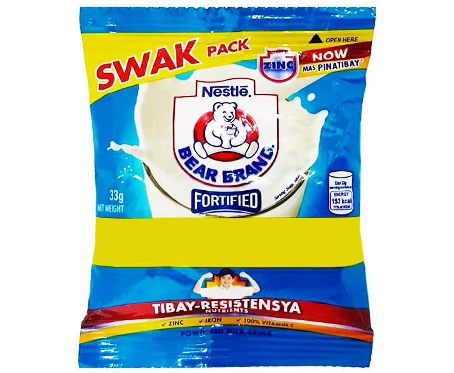 Nestlé Bear Brand Fortified Swak Pack 33g