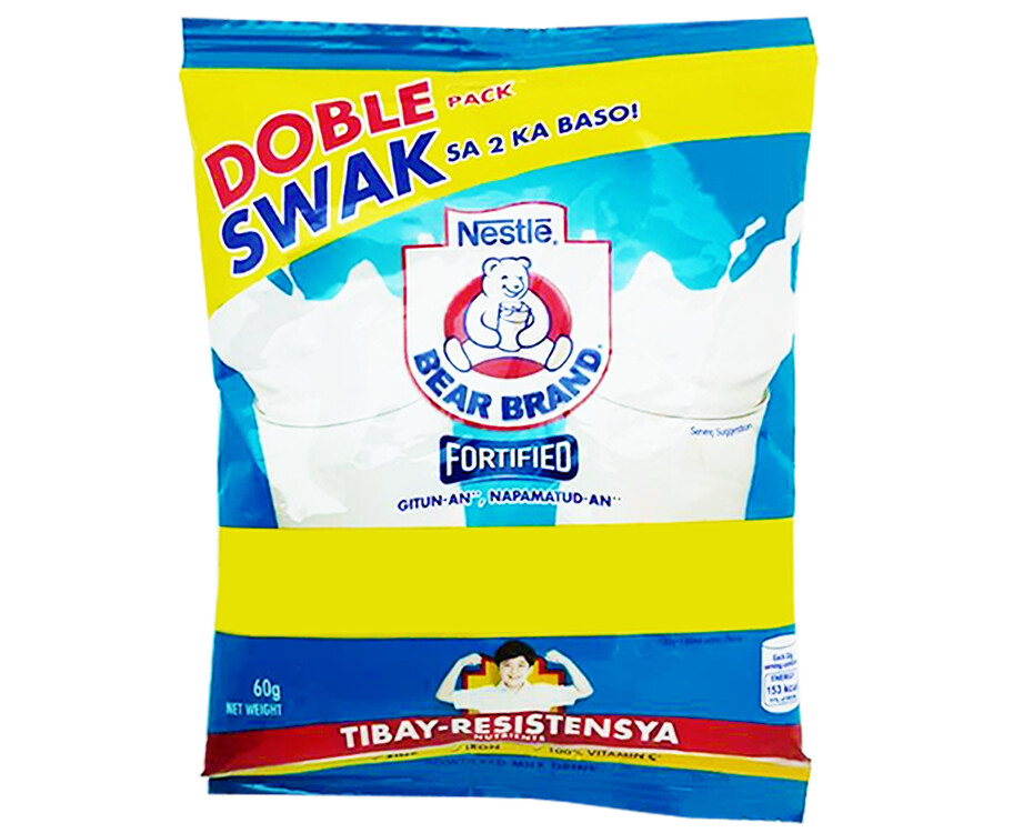 Nestlé Bear Brand Fortified Doble Pack 60g Nestlé Bear Brand Fortified Doble Pack 60g
