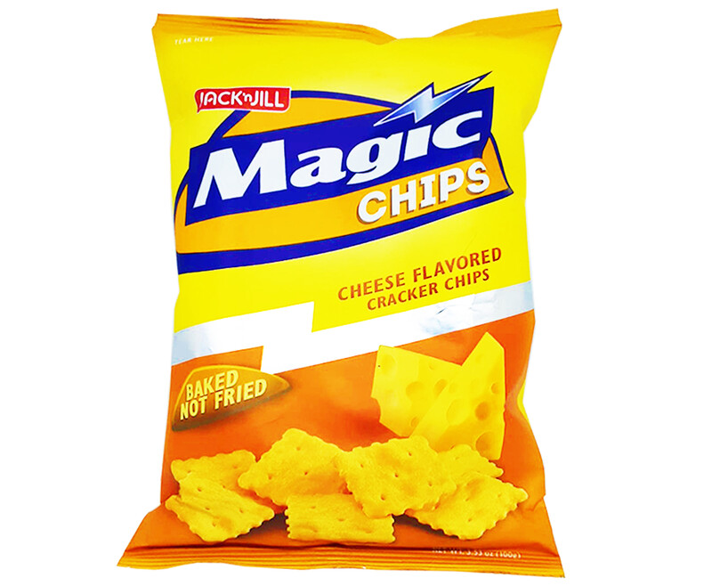 Jack 'n Jill Magic Chips Cheese Flavored Cracker Chips 100g