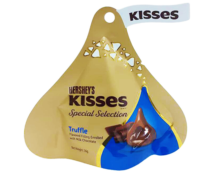 Hershey's Kisses Special Selection Truffle Flavored Filling Enrobed ...