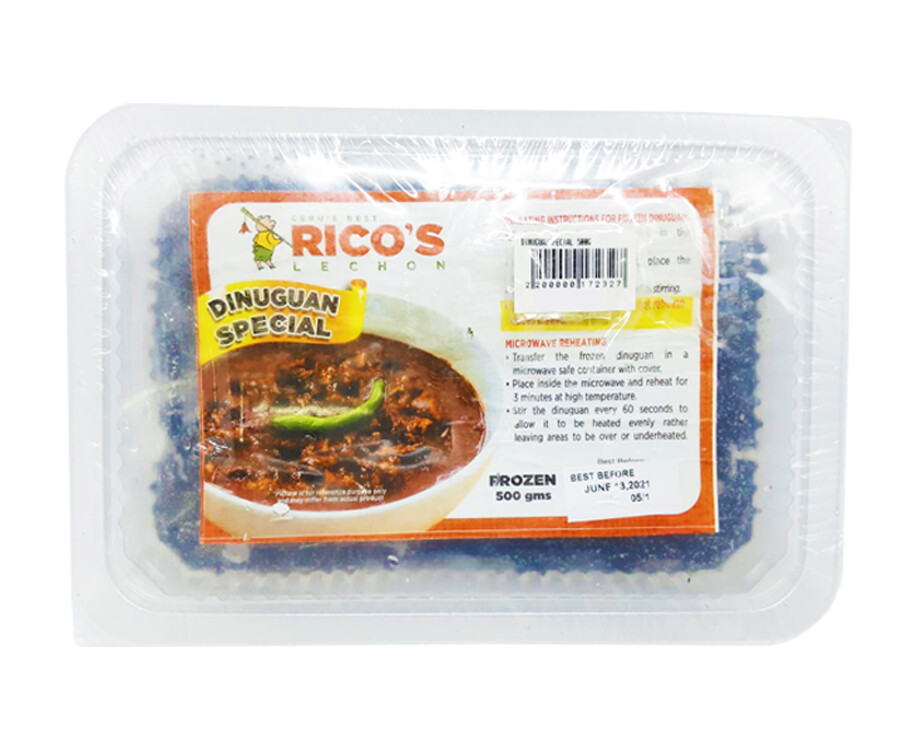 Cebu's Best Rico's Lechon Dinuguan Special Frozen 500g