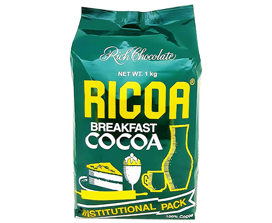 Ricoa Breakfast Cocoa Rich Chocolate Institutional Pack 1kg