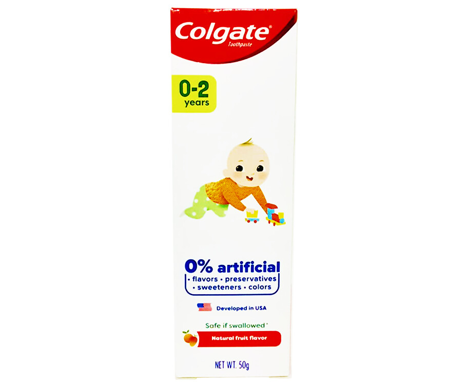 Colgate Toothpaste 0-2 Years Natural Fruit Flavor 50g