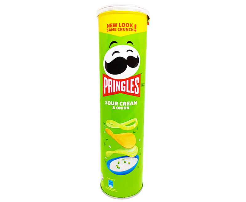 Pringles Sour Cream & Onion Potato Crisps 134g