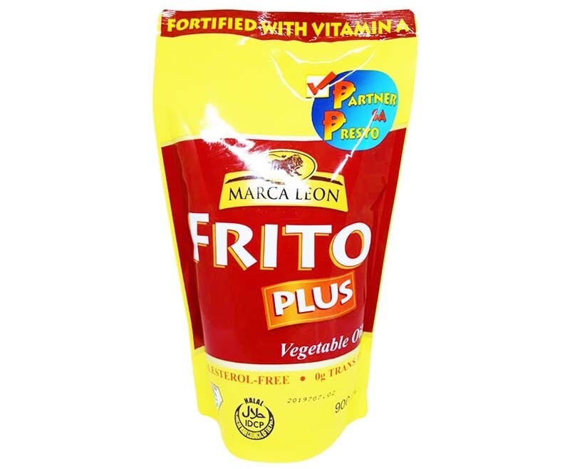 Marca Leon Frito Plus Vegetable Oil Refill 900mL