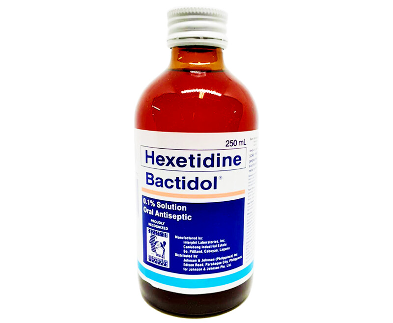 Hexetide Bactidol Oral Antiseptic 250mL