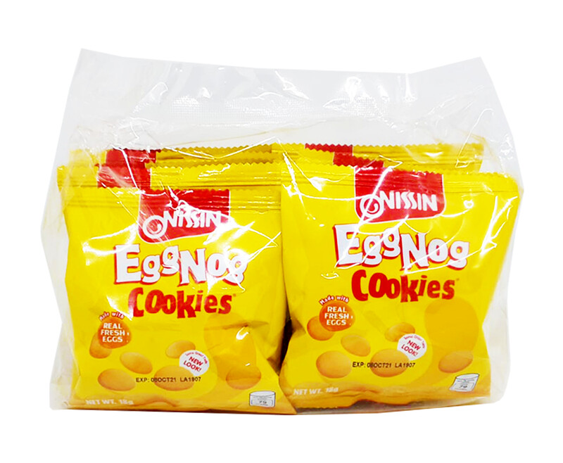 Nissin Eggnog Cookies (10 Packs x 18g) 180g