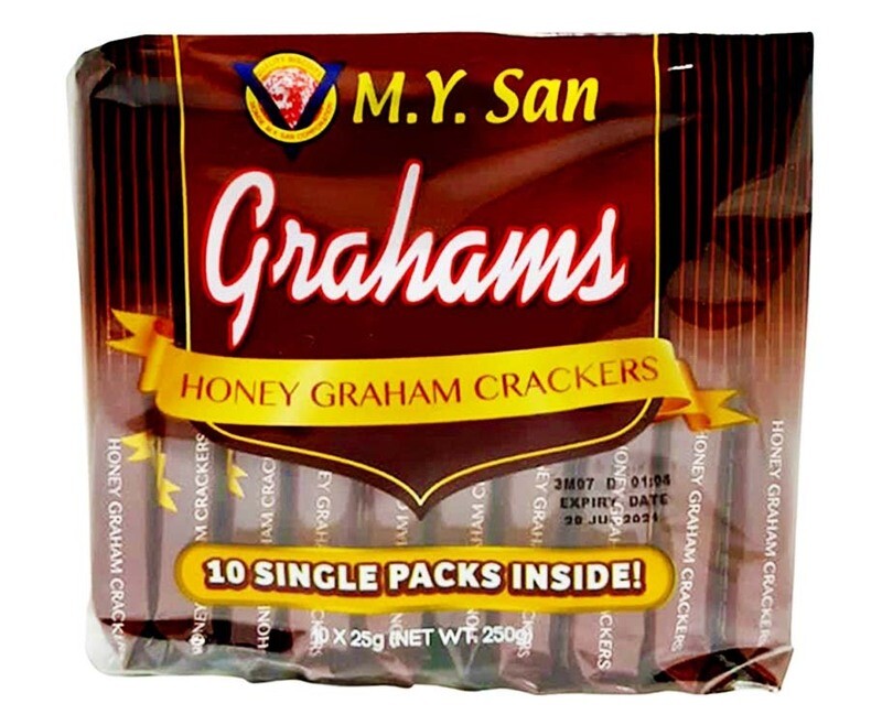 M.Y. San Grahams Honey Graham Crackers (10 Packs x 25g)