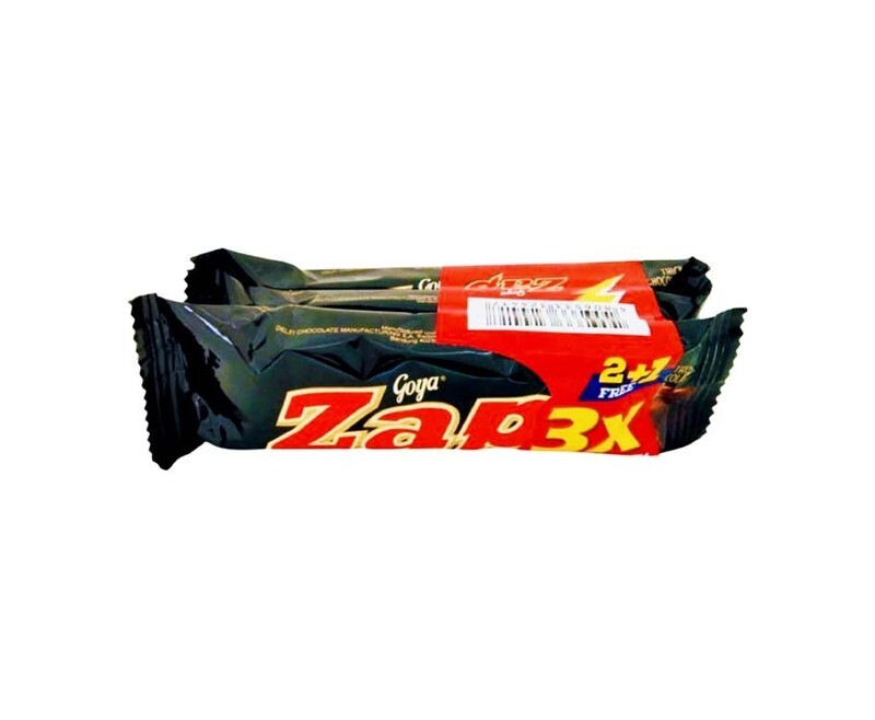 Goya Zap Chocolate w/ Nougat & Caramel (3packs x 42g)