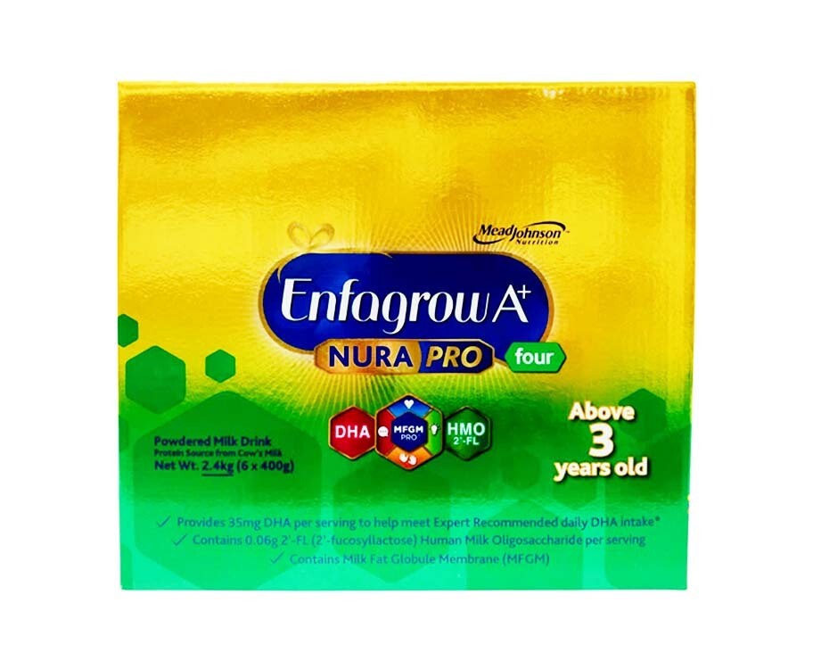 Enfagrow A+ Nura Pro Four Powdered Milk Drink Above 3 Years Old 2.4kg ...
