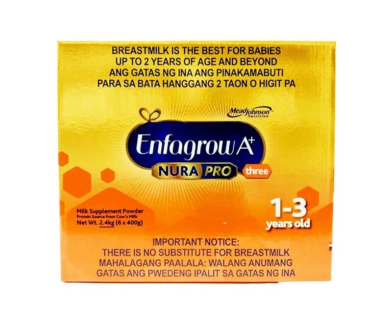 Enfagrow A+ Nura Pro Three Milk Supplement Powder 1-3 Years Old 2.4kg ...