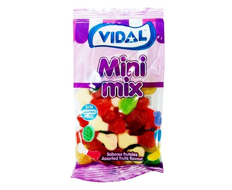Vidal Mini Mix Assorted Fruits Flavour 75g