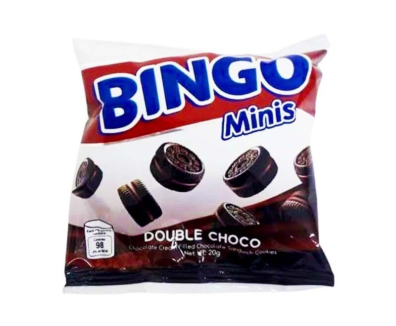 Monde Bingo Minis Double Choco Sandwich Cookies 20g