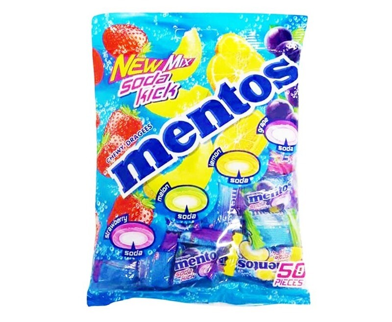 Mentos Soda Kick Mix 50 Pieces 135g