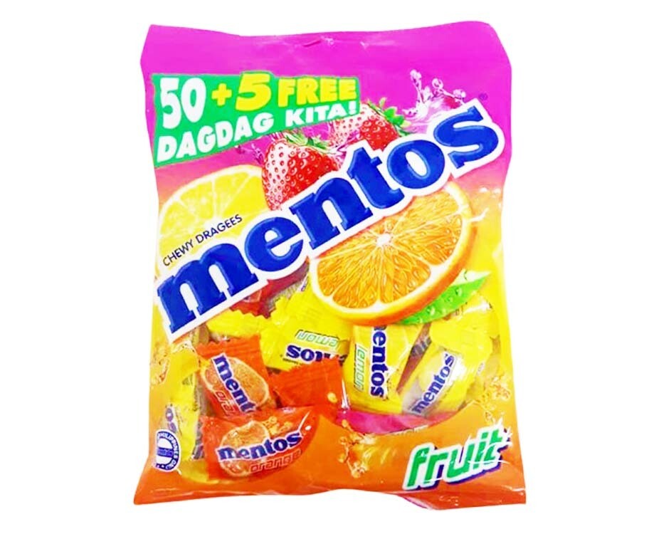 Mentos Fruit 50+5 Pieces 148.5
