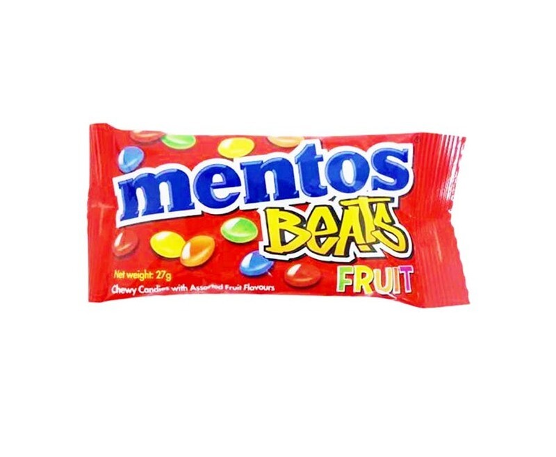 Mentos Beats Fruit Chewy Candies 27g