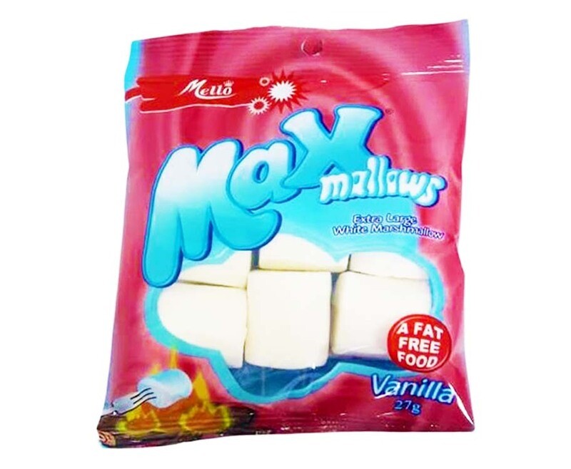 Mello Max Mallows Extra Large White Marshmallow Vanilla 27g