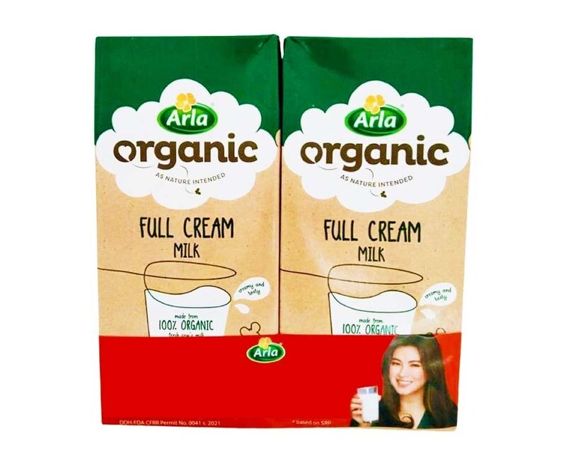 Arla Organic Full Cream Milk (2 Packs x 1L)